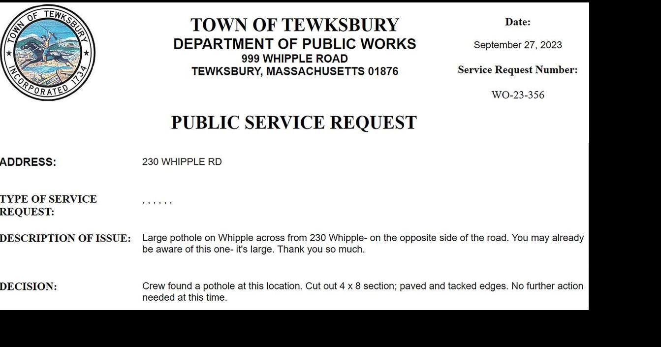 Got potholes? New DPW system responds | News | homenewshere.com