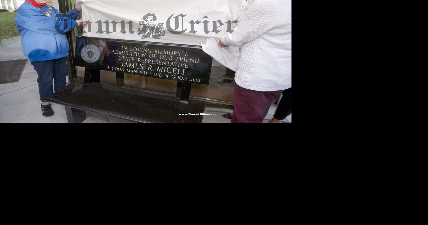 Bench dedicated to late Rep. Jim Miceli | News | homenewshere.com
