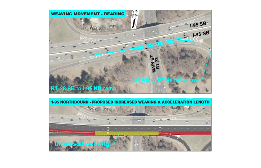 MassDOT unveils Rt. 128 widening plan to alleviate I-93 cloverleaf ...