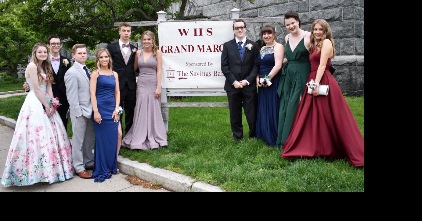 Members of Wakefield High School Class of 2019, prom dates and friends ...