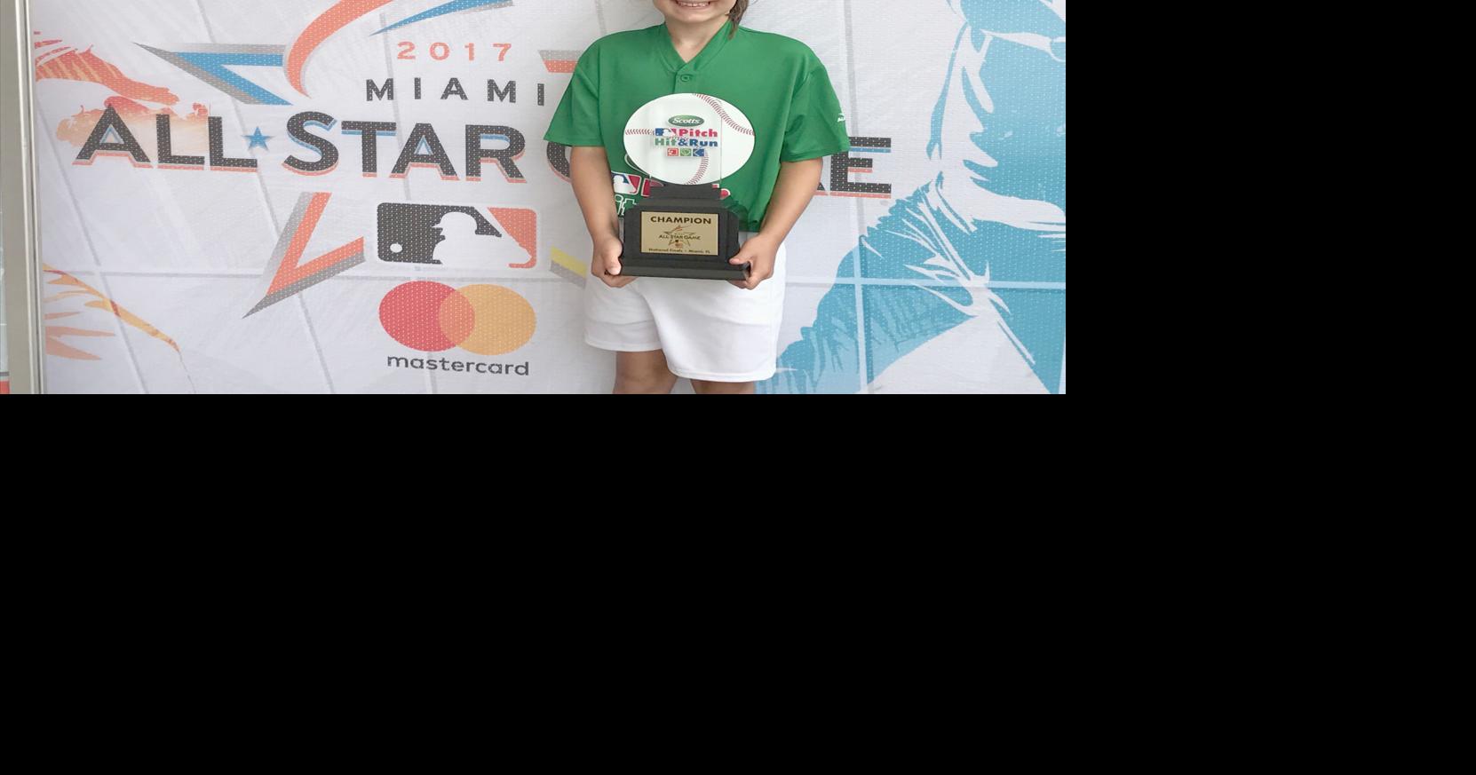 Samantha Barton is MLB National Pitch, Hit and Run Champion at All-Star ...