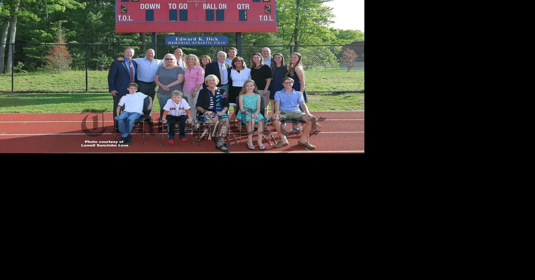 Tewksbury honors the late Ed Dick: Field Turf named after longtime ...