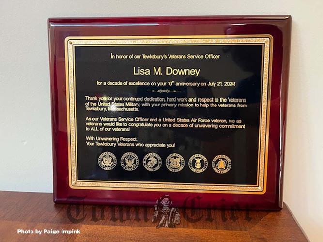 Lisa Downey recognized for 10 years as veterans agent | News ...