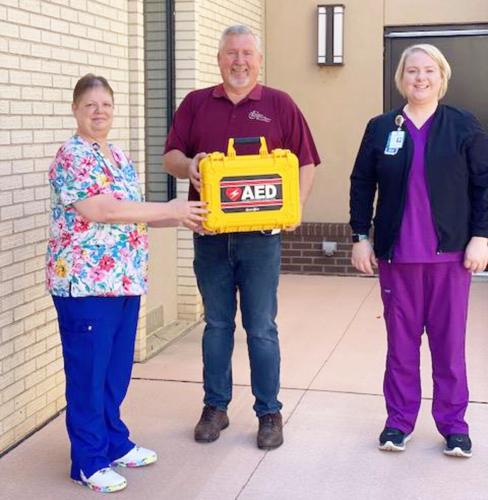 Saline County Emergency Management Agency receives AED from Ferrell ...