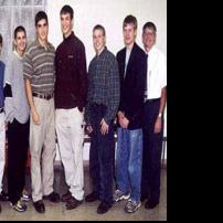 RUNNERS HONORED. Members of the Mt. Carmel High School Golden Aces ...