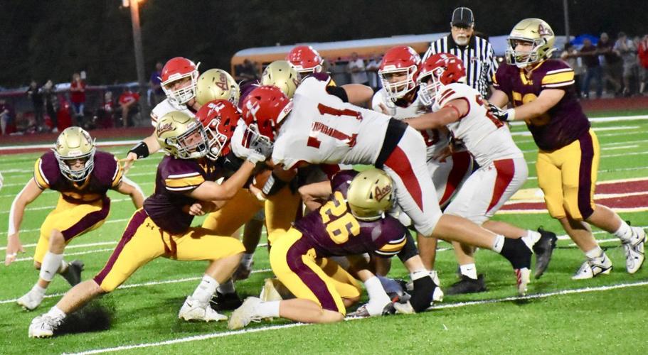 Golden Aces open play on new football field with 60-6 victory | Sports ...