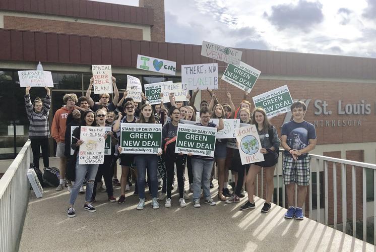St. Louis Park High School students rally for action on climate change ...