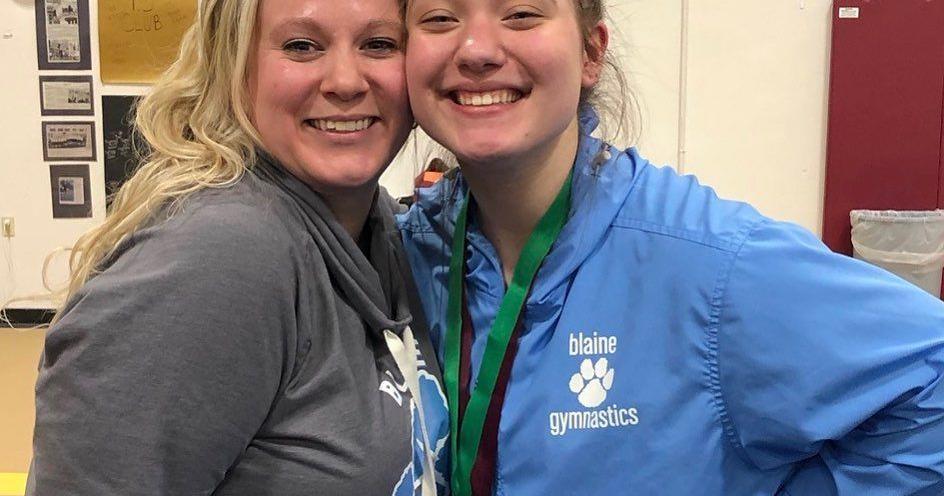 Gymnastics: Blaine's Riley soars to state on vault | Blaine ...
