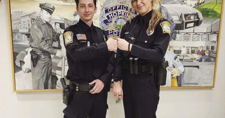 Two new officers sworn in for the Hopkins Police | Hopkins ...