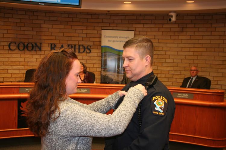 New police officers receive oaths of office | Coon Rapids ...