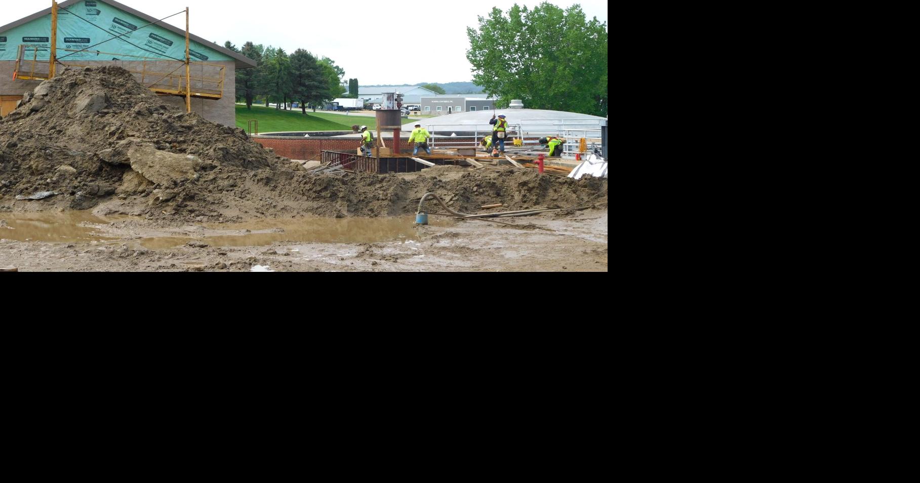 Caledonia WWTP and tennis/pickleball courts making progress | Local ...