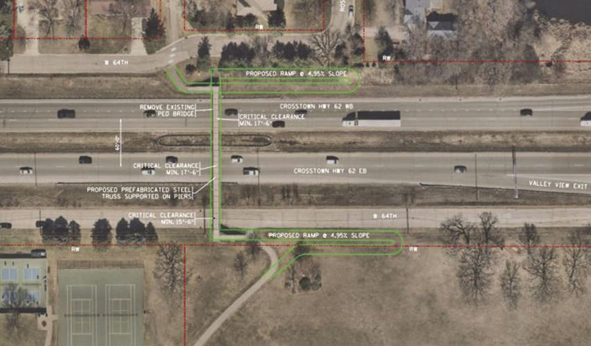 Edina puzzles over Highway 62 pedestrian bridge replacement | Edina ...
