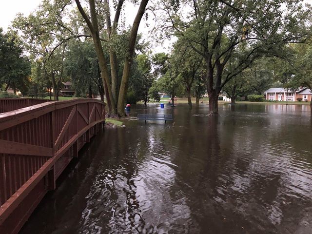 Heavy rains cause flooding, road closures in Spring Lake Park | Free ...