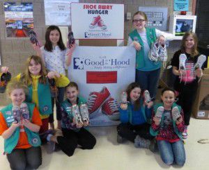 Girl Scouts Shoe Away Hunger | Sun This Week | hometownsource.com