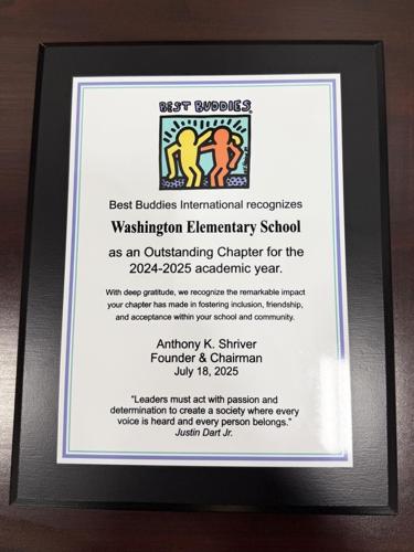 Washington Elementary receives Best Buddies recognition | APG State ...