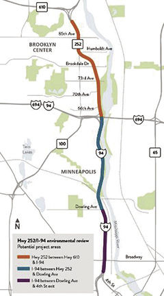 Highway 252 project in Brooklyn Park, Brooklyn Center gets more ...
