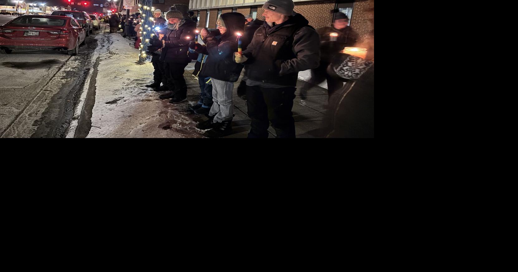 Candlelight vigil held in downtown Anoka following shooting death of ...