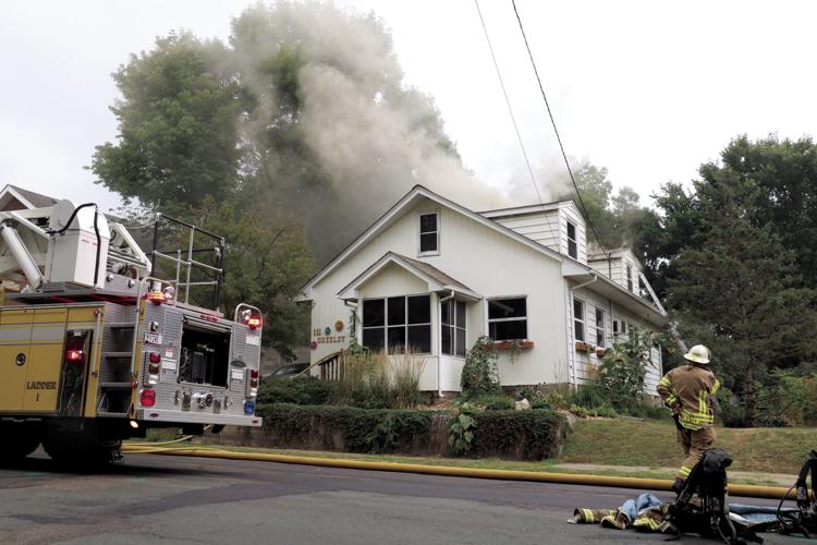 Firefighters battle Stillwater house fire Monday | Stillwater Gazette ...