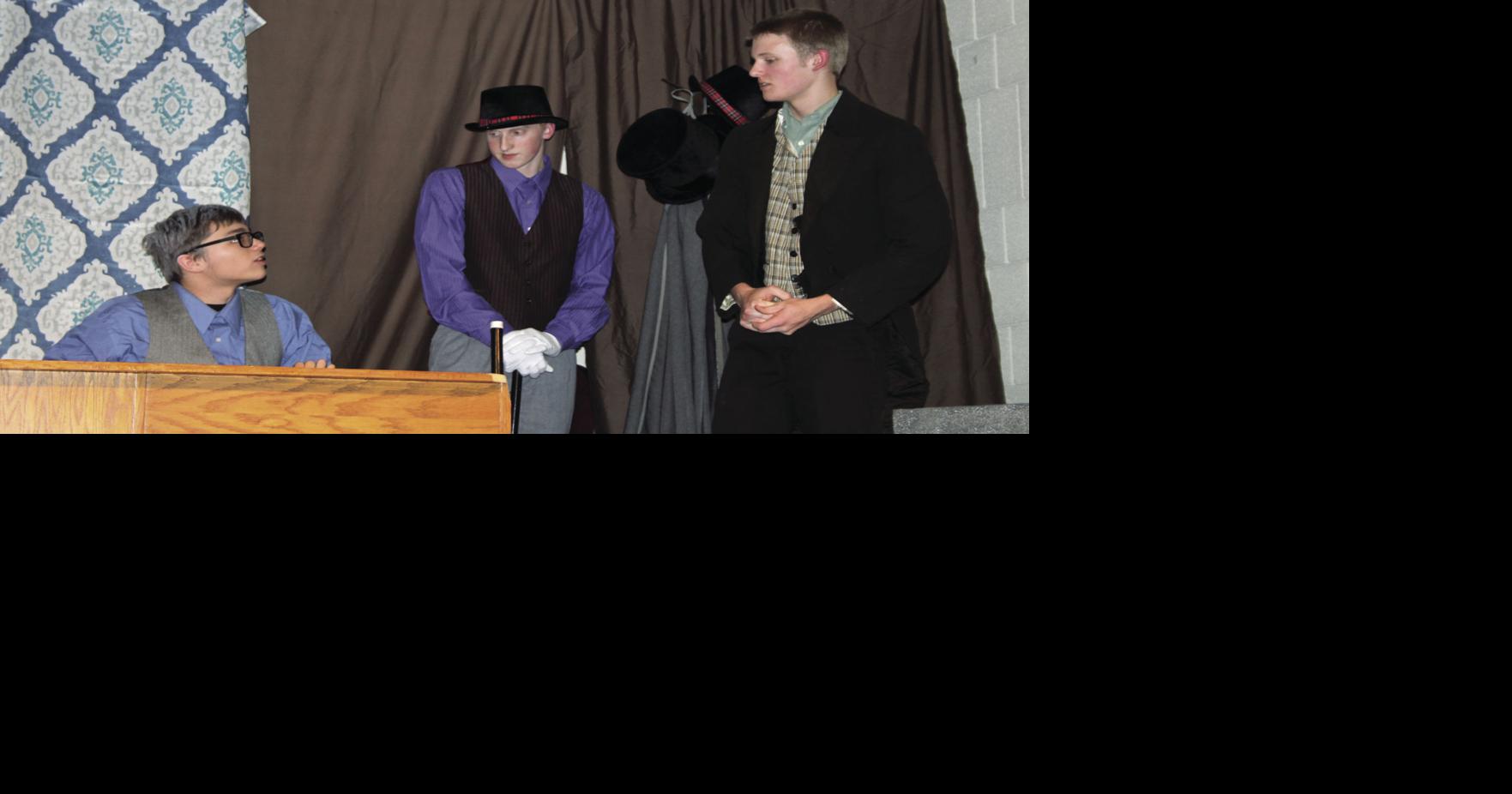 scrooge with nephew and father.JPG | | hometownsource.com