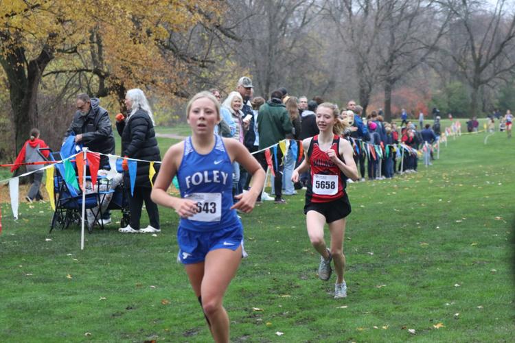 Milaca and Princeton girls at the Section 5AA cross country meet ...