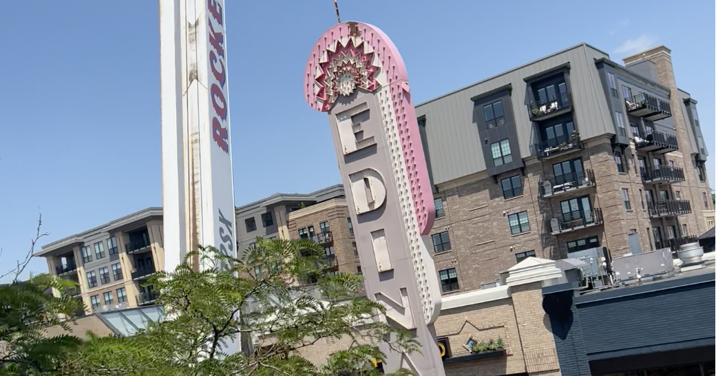 Photos: Iconic Edina Theatre sign comes down | Free | hometownsource.com