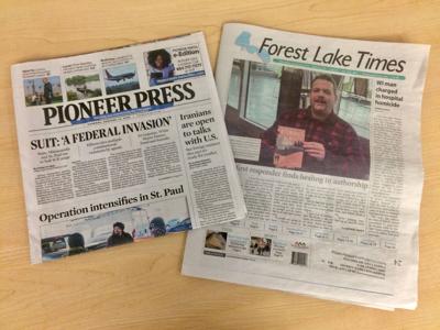 open newspaper article