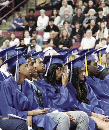 PHOTOS: Hopkins graduates look ‘Royal’ in blue gowns | Eden Prairie ...