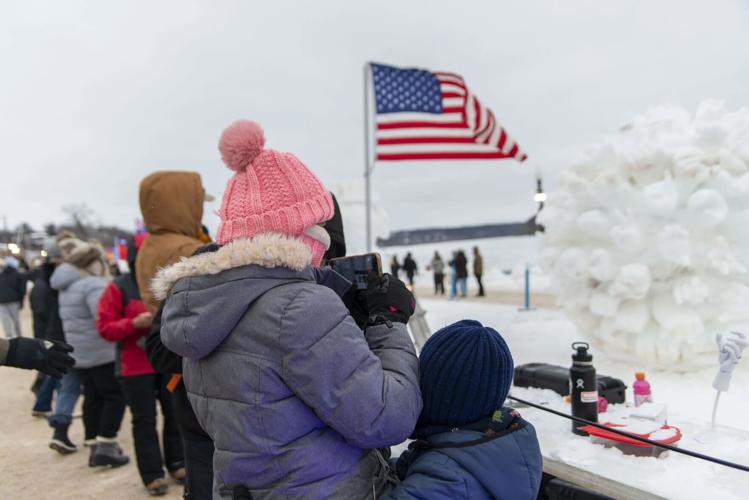 Team USA snow sculpture removed from Lowell Park | Local News ...