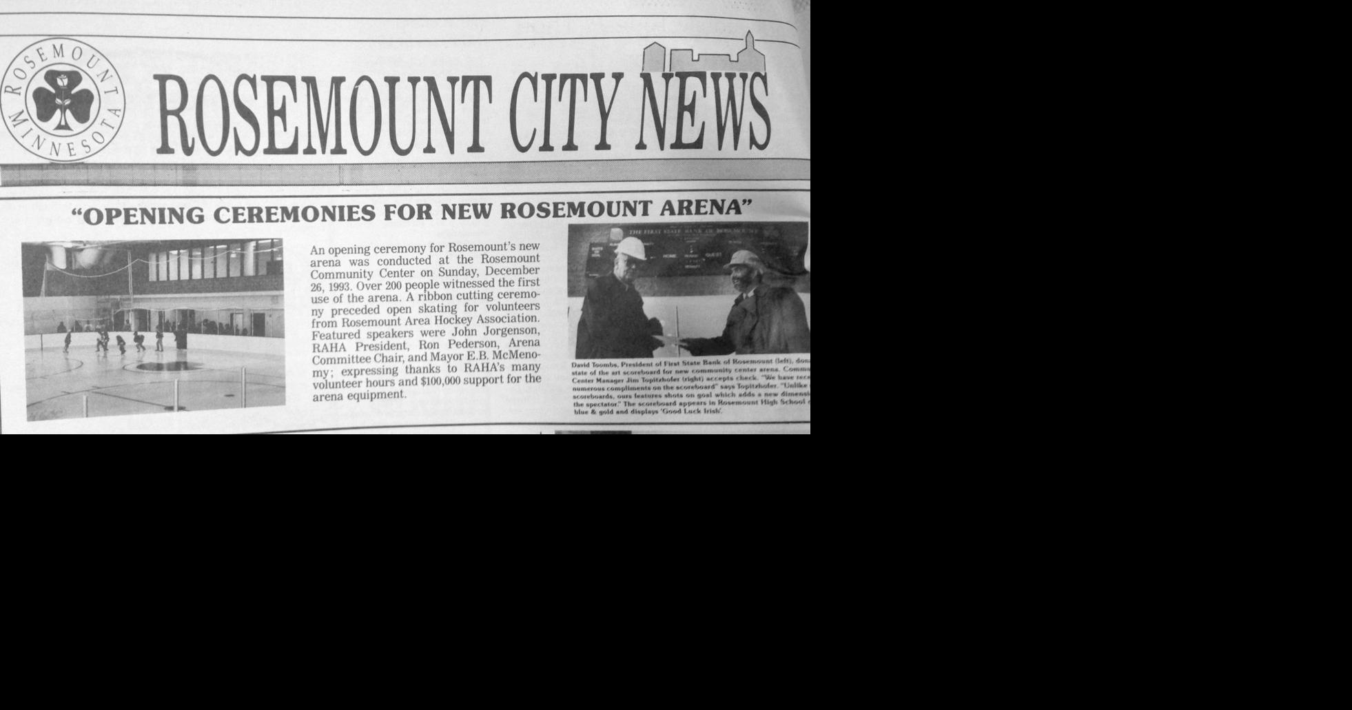 Rosemount Ice Arena commemorates 25 years | Sun This Week ...