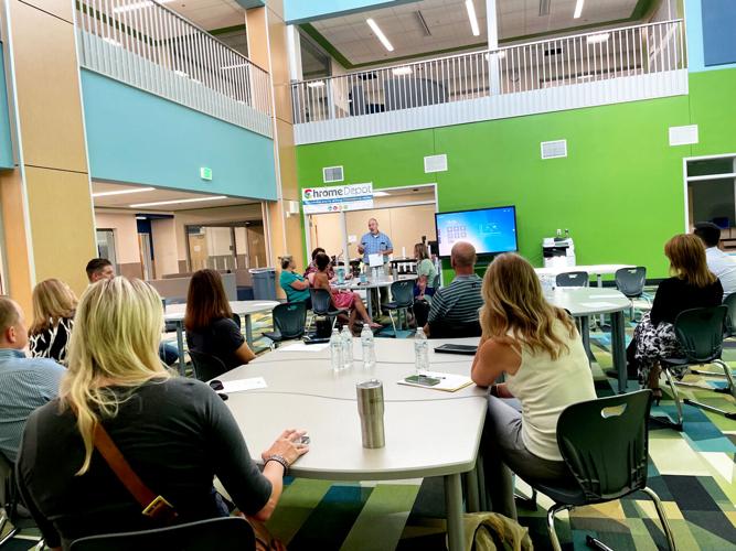 Bright light, flexible spaces: Prairie View Middle School opens | Elk ...