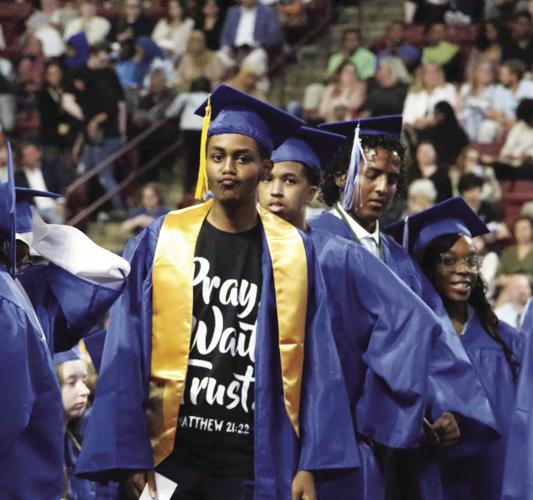 PHOTOS: Hopkins graduates look ‘Royal’ in blue gowns | Eden Prairie ...