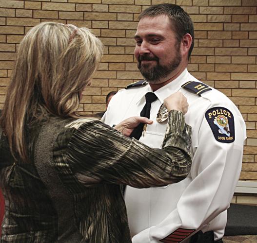 Police promotions ceremony a first at council meeting | Coon Rapids ...