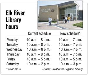 Elk River Library hours for 2023 | Elk River Star News | hometownsource.com