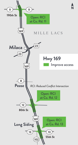 New U.S. Highway 169 accesses open near Milaca | Free | hometownsource.com