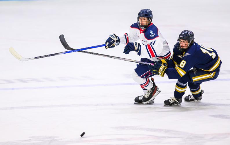 Freeman's hat trick leads Hawks past 'Jackets | APG State News ...