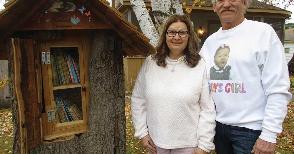 Snows handcraft Little Free Library in loving memory of their daughter ...