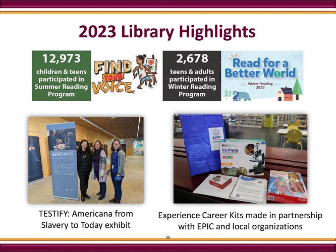 Great River Regional Library provides update to County Board on past ...