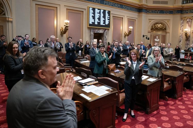 Legislature welcomes Sen. Hoffman, honors Rep. Hortman as 2026 session ...