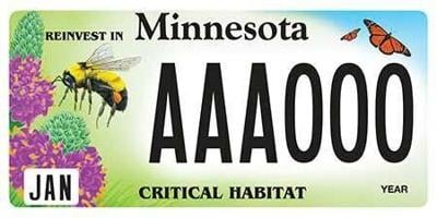 DNR unveils new pollinator license plate | Elk River Star News ...