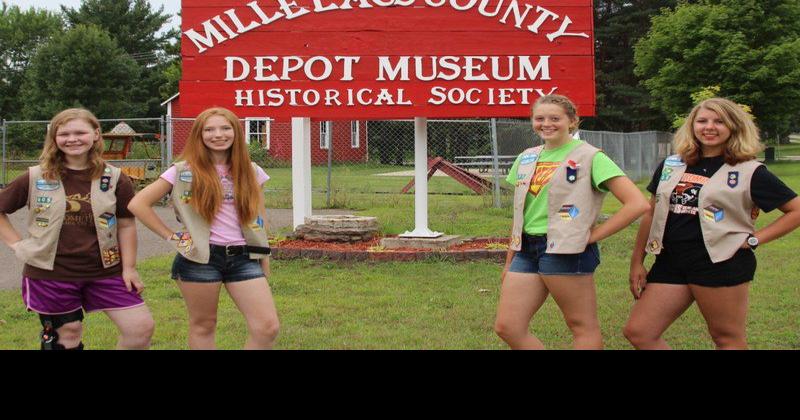 Girl Scouts pump new life into old Depot sign | Local News ...