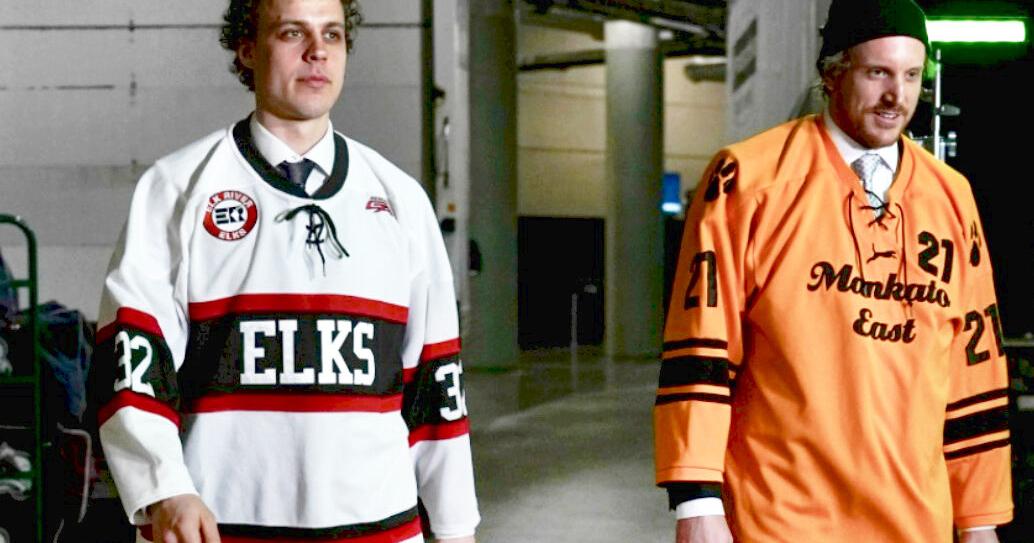 Wild players sport Elks jerseys before game | Elk River Star News ...