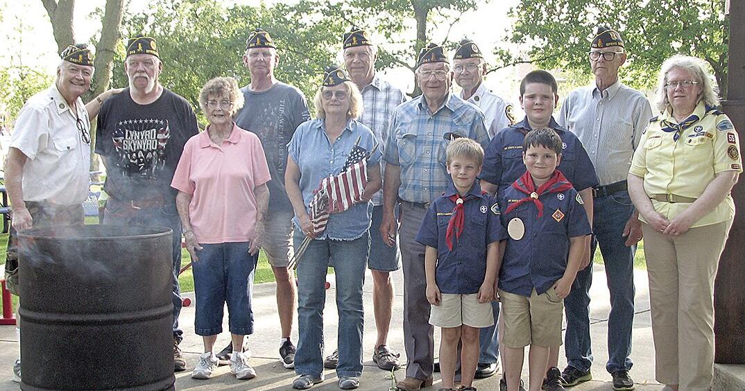 Flags retired with respect in Spring Grove | Local News ...