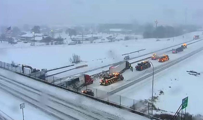 Multi-semi crash spills debris, slows I-94 in Monticello | Elk River ...