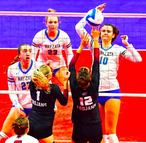 State volleyball perfection for tall and talented Trojans | Sports ...