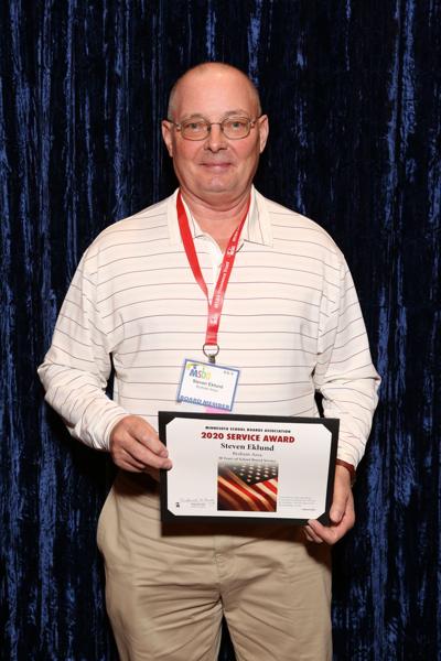 Braham School Board member Eklund earns 30-year service award | Free ...