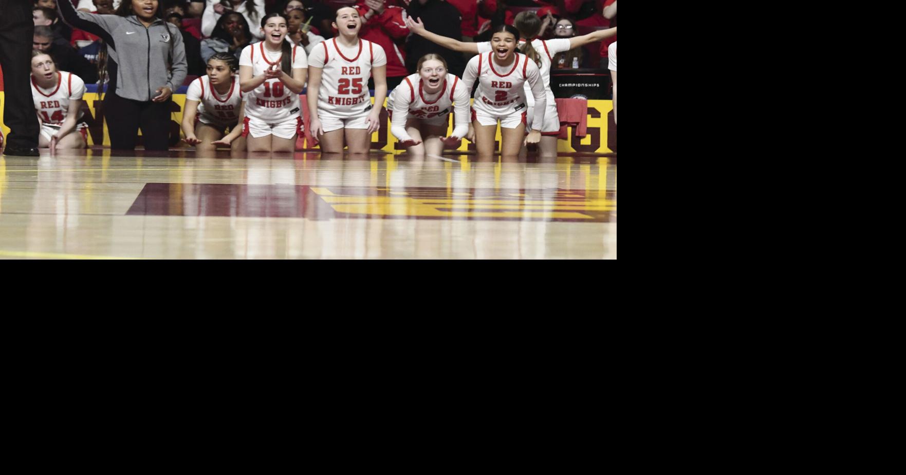 Red Knights bench cheer | | hometownsource.com