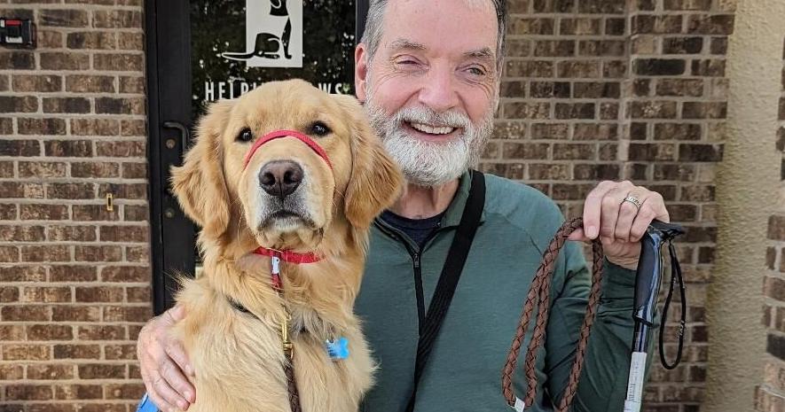 Rob Ley depends on his Helping Paws service dog | Community ...