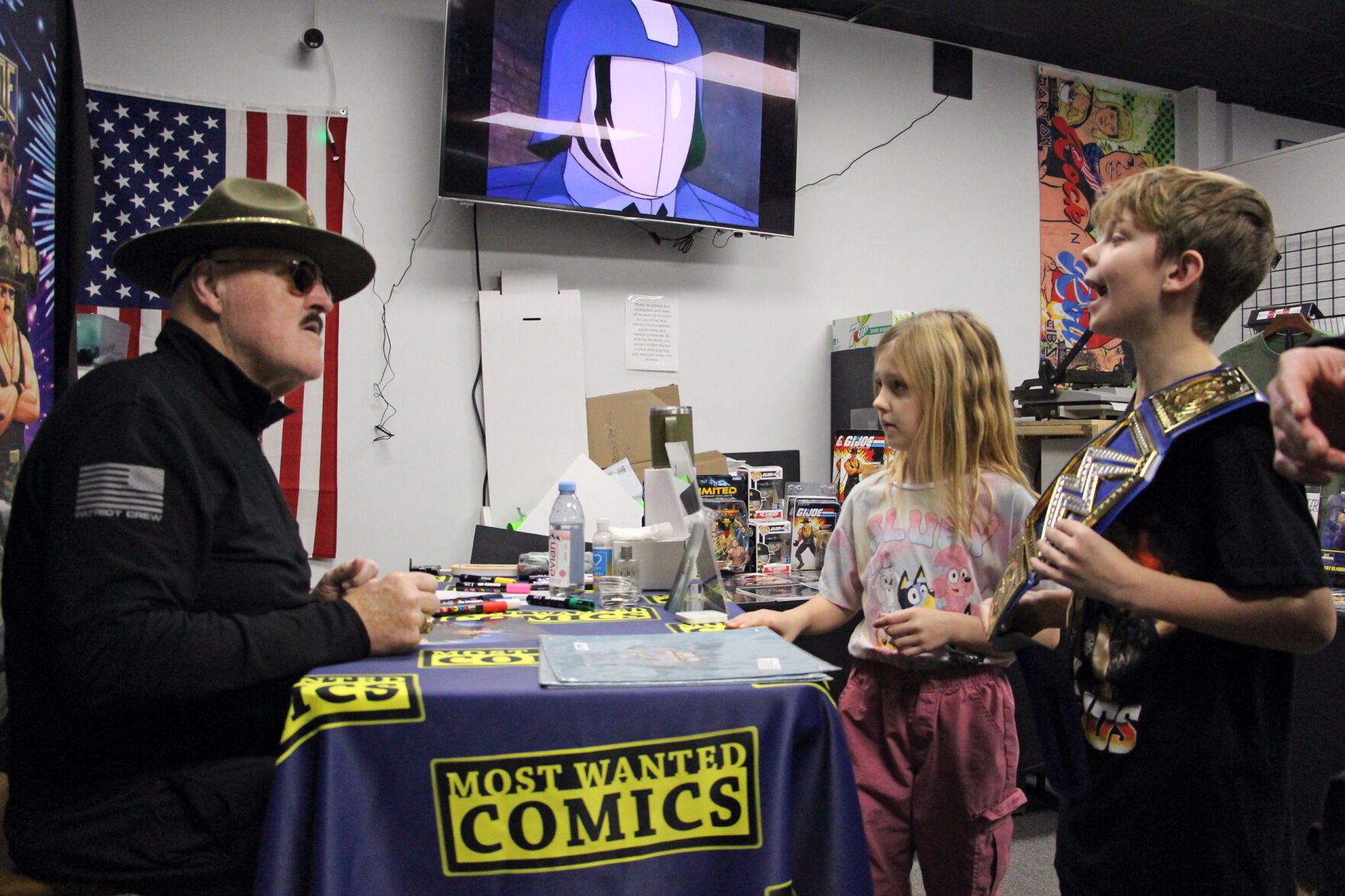 PHOTOS: 'Sgt. Slaughter' visits Bloomington | Bloomington ...