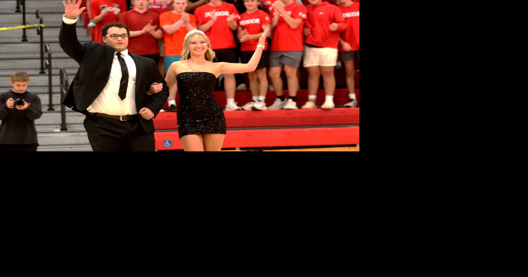 Taylor Spanier and Sam Kirton crowned ERHS homecoming queen and king ...