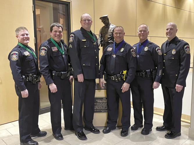 Maple Grove officers honored for actions during critical incident ...